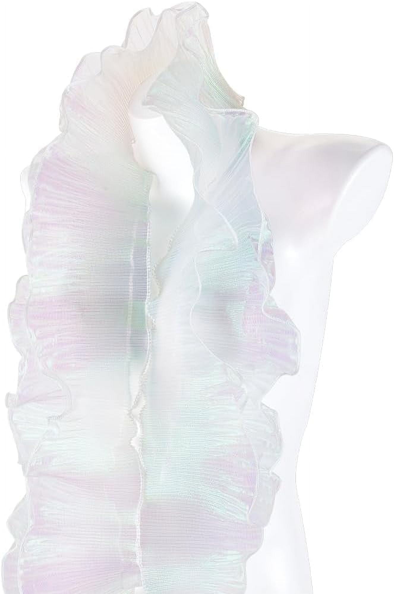 10 Yards Retro Ruffle Pleated Chiffon Trim Sewing Lace Trim Fabrics ...