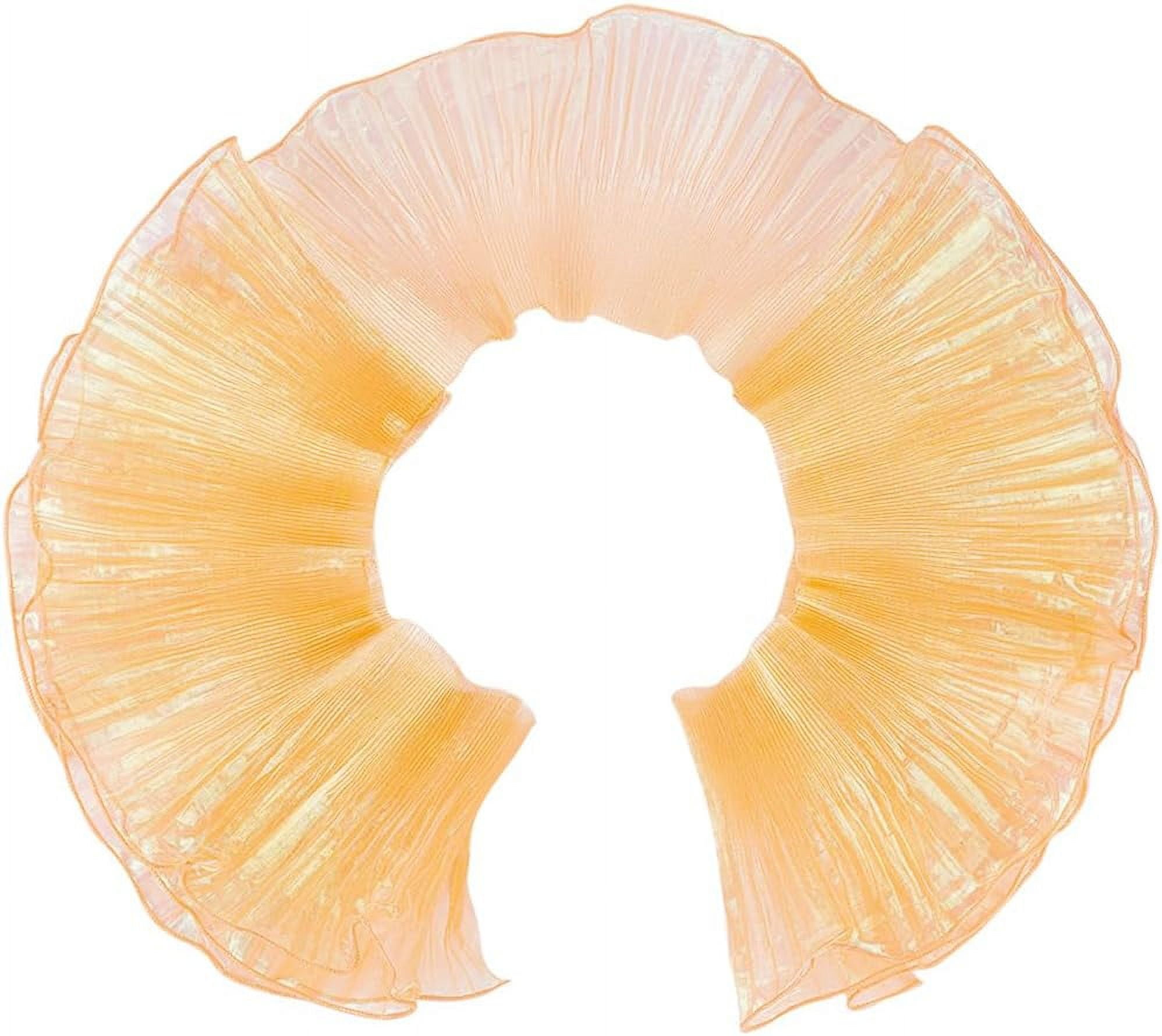 10 Yards Ruffle Pleated Chiffon Trim 5.9" Wide Mermaid Color Organza ...