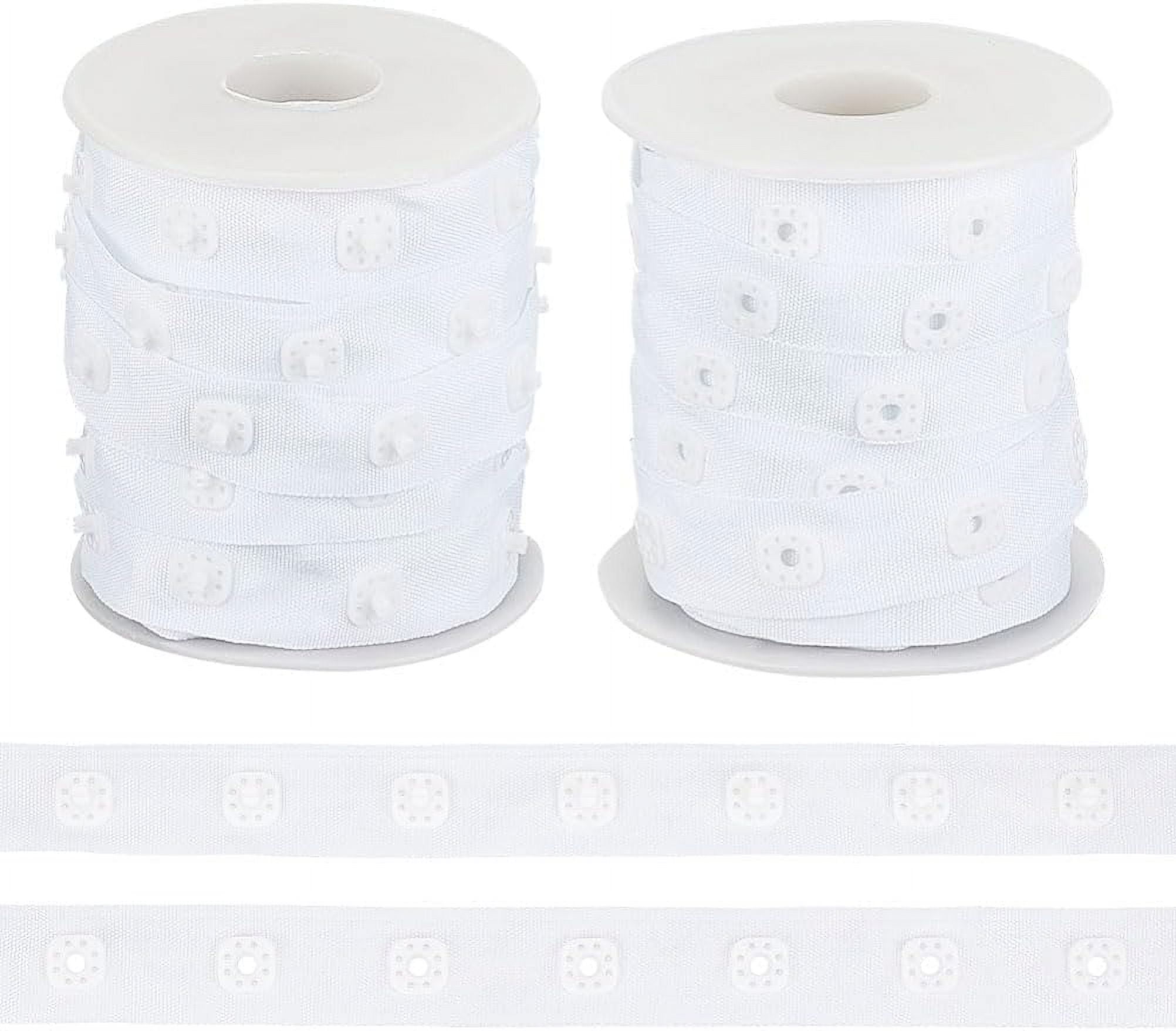 10 Yards Sewing Snap Button Tape Trim 19mm Wide Press Square Button ...