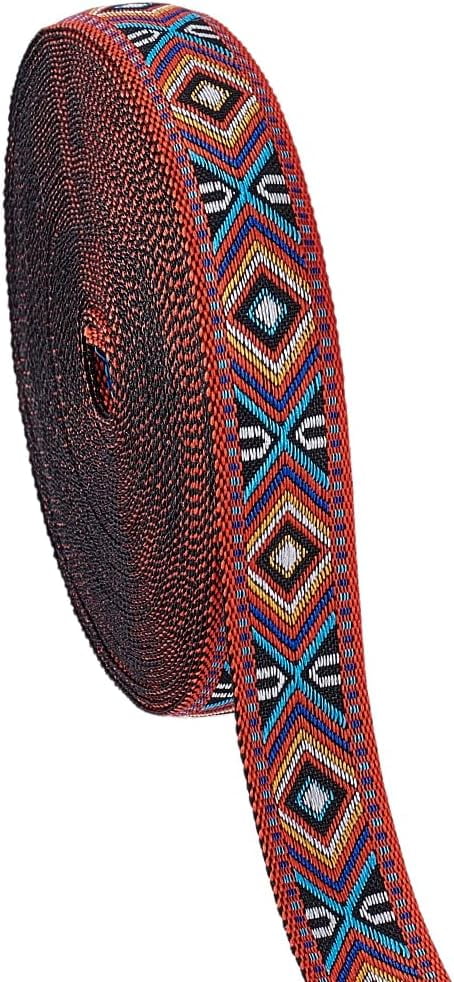 10 Yards Vintage Jacquard Ribbon 3/4 inch Ethnic Style Floral Ribbon ...