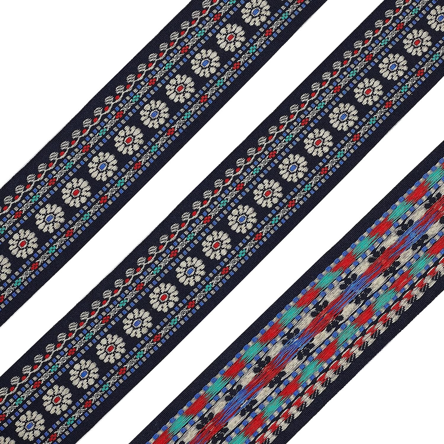 10 Yards Vintage Jacquard Ribbon Trim 1-3/4 inch(46mm) Sewing Jacquard ...