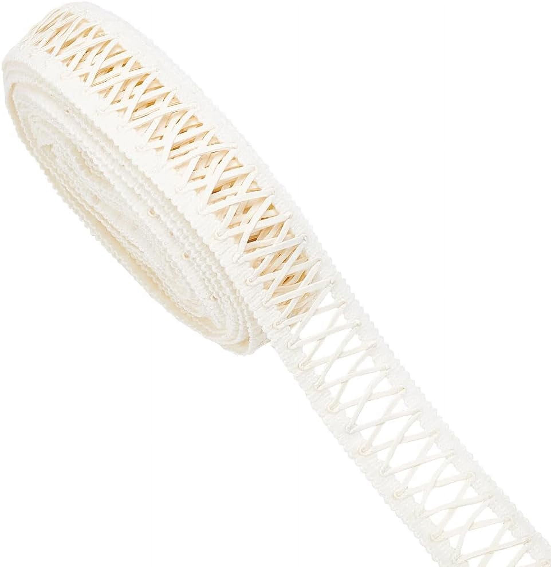 10 Yards White PU Leather Braid Trims 1-5/8 inch Wide Leather Ribbon ...