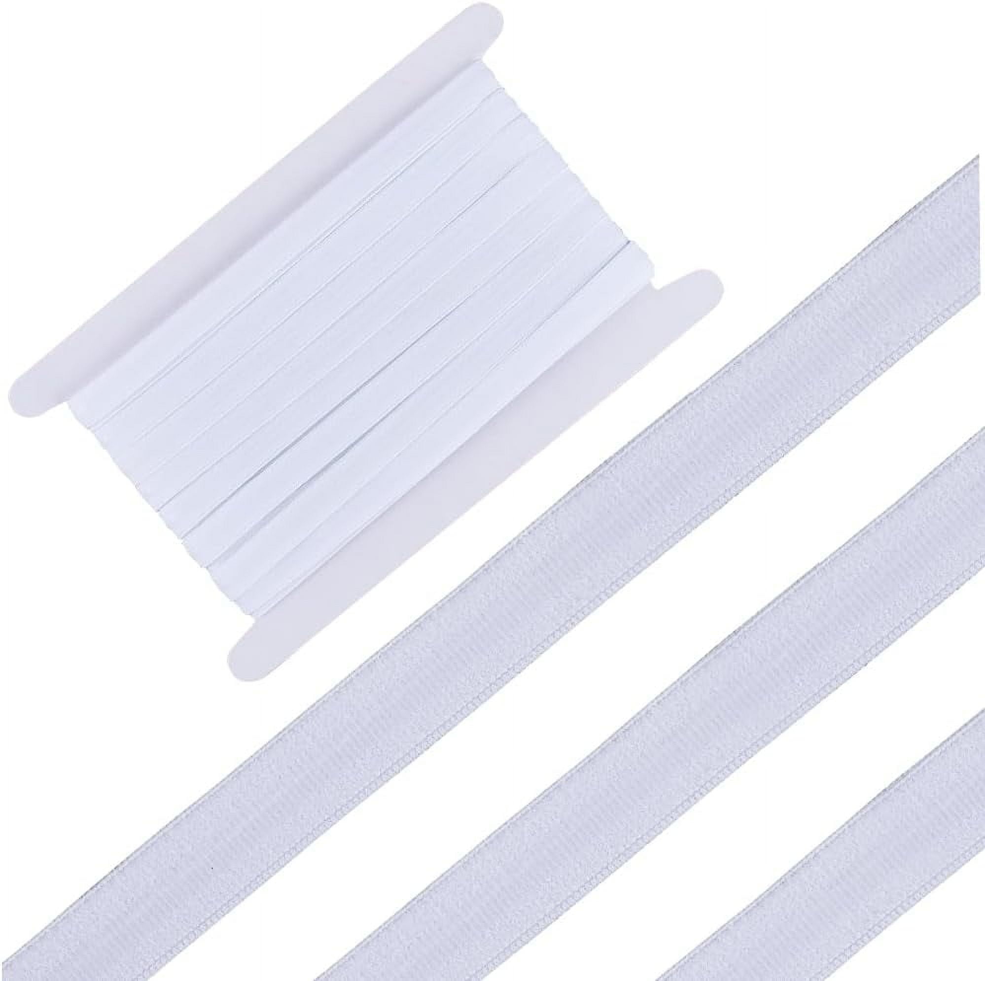 10 Yards x 0.47" Silicone Non-Slip Elastic Band Gripper Tape Roll with ...