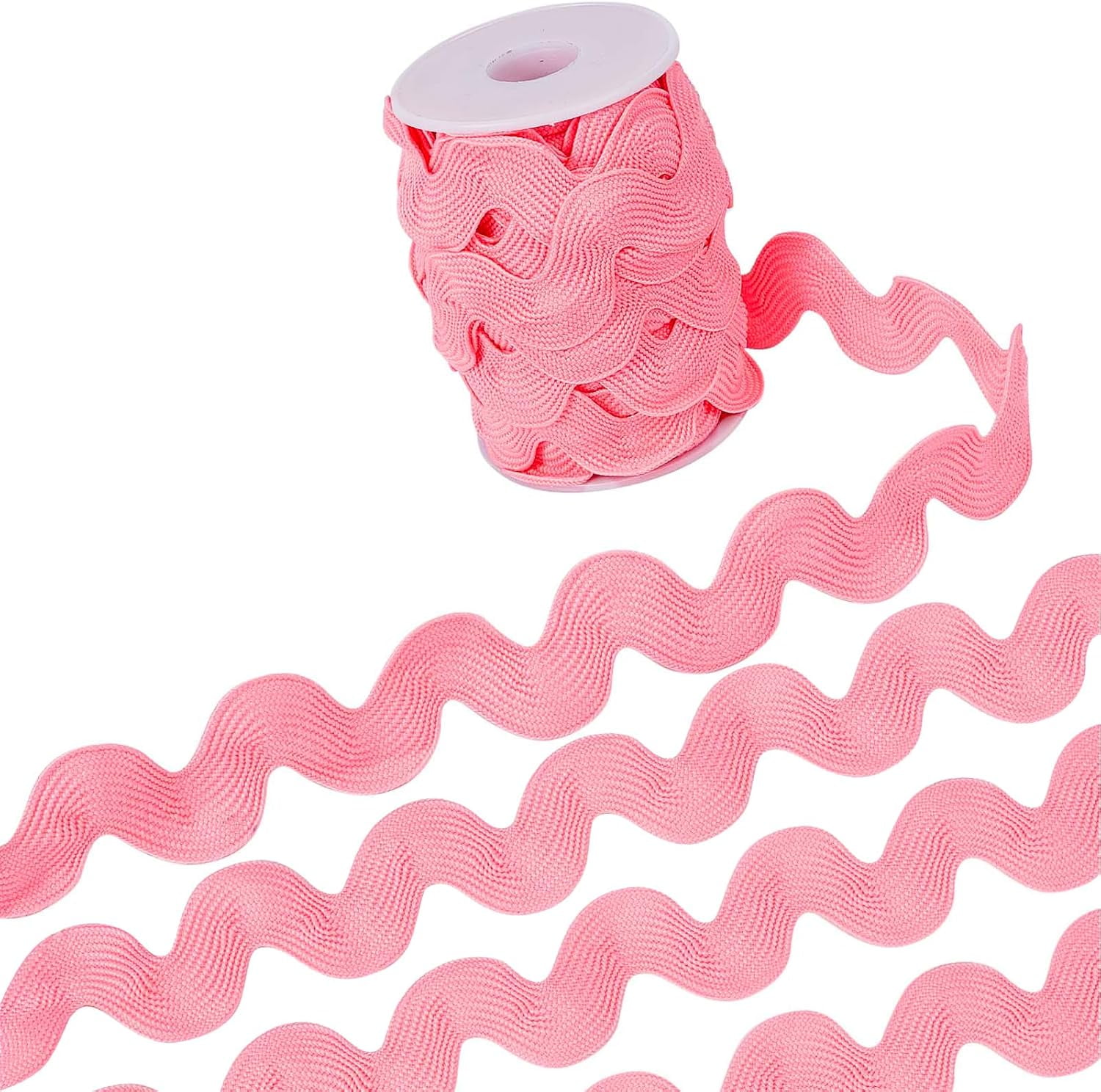 10 Yards x 20-34mm Rick Rack Trim Bright Pink RIC Rac Ribbon Zig Zag ...