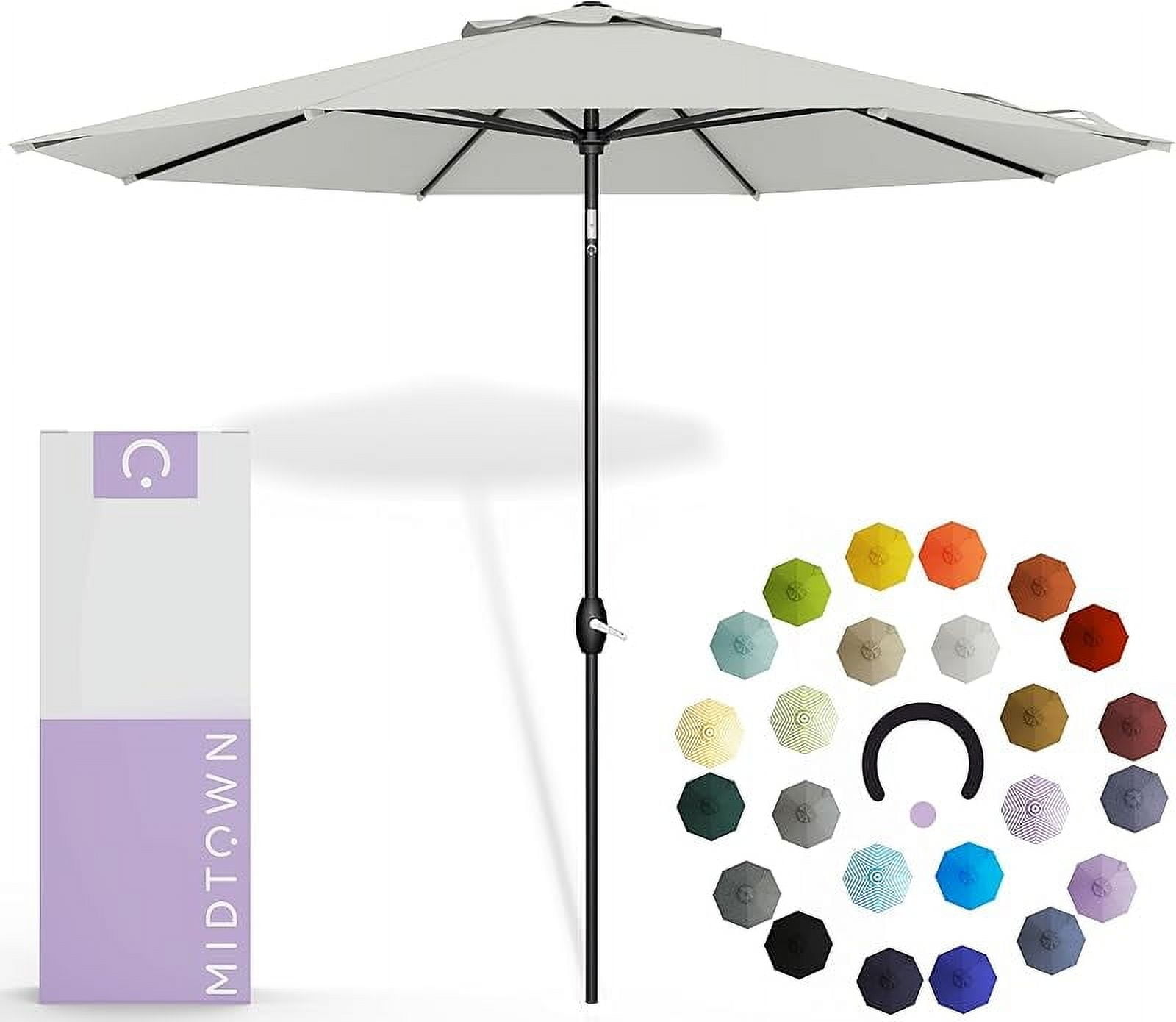 10-Year-No-Fade - 6 Ft - UV Proof Off Cream Polyester Fabric - Umbrella ...