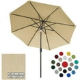 10-Year-Non-Fading 10Ft Market Umbrella Outdoor Patio Umbrella Table ...