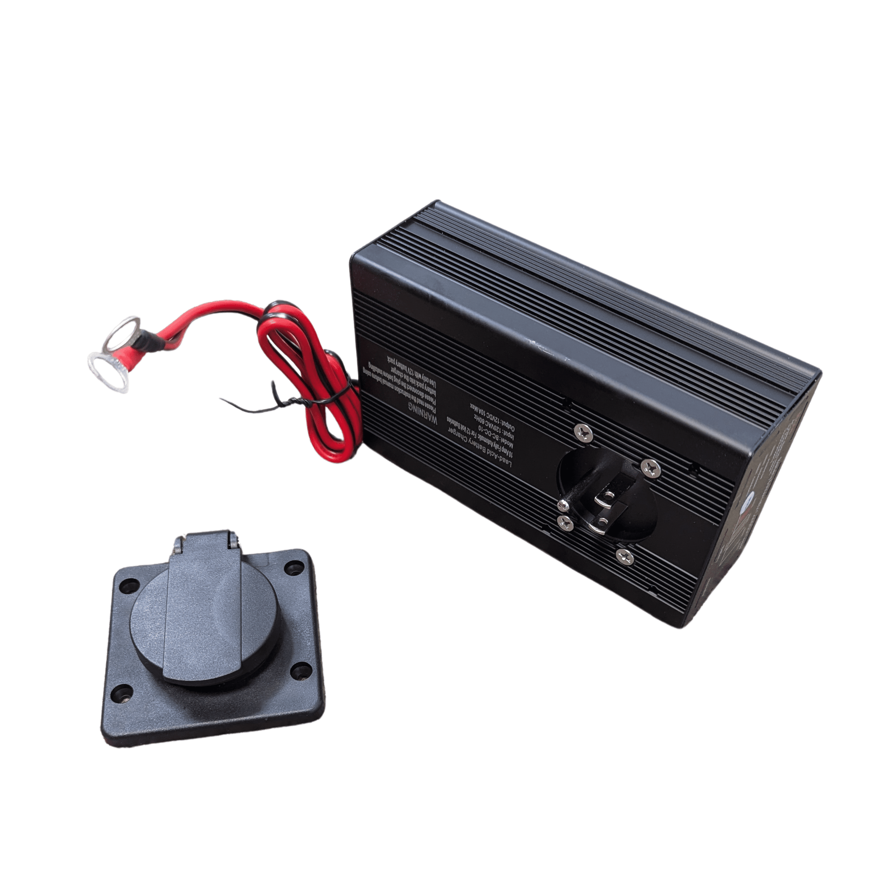 10 amp Panel Mount Battery Charger & Tester for 12V Batteries - Walmart.com