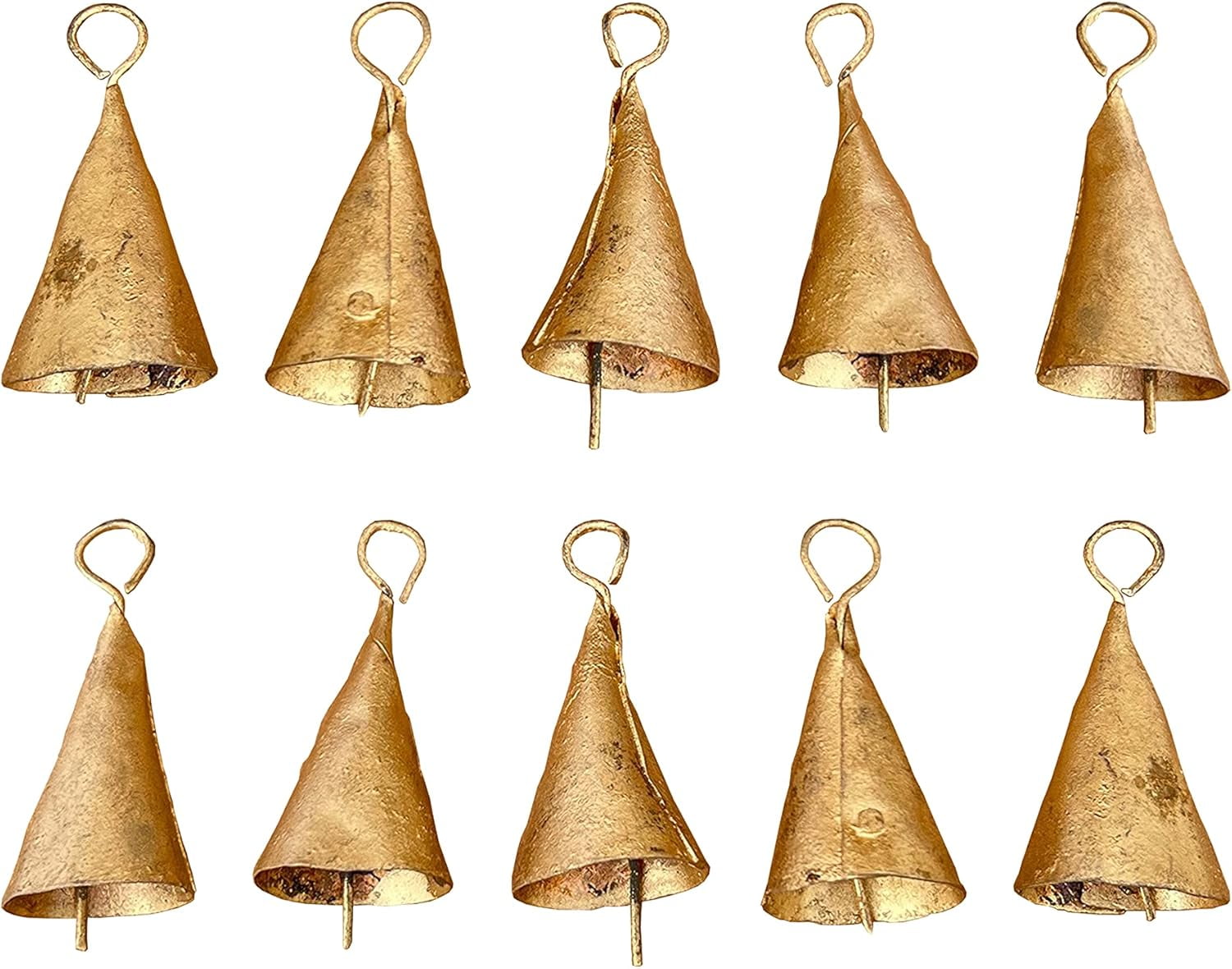 10 count 1.75 Inch Bells for Crafts , Decor , Christmas Bell Ornaments ...