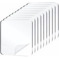 10 count 2.4" Clear Double Sided Pads for Mounting, Sticker Square ...