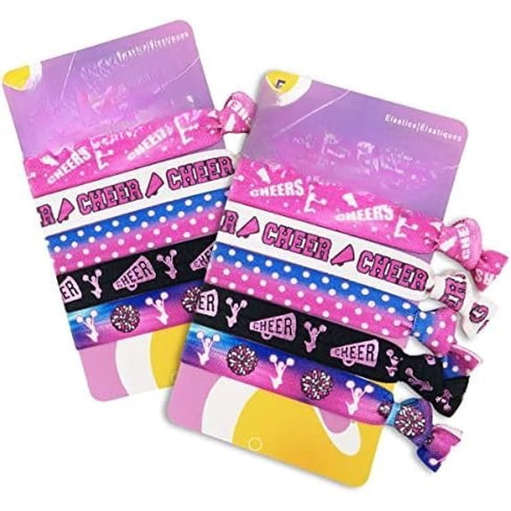 10 count Elastic Hair Ties for Girls Women Cute Ribbon Ponytail Holders ...