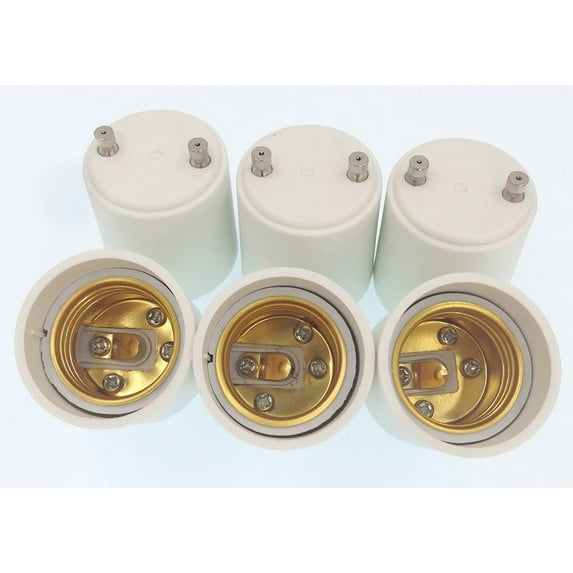 10 count GU24 to E26 Adapter, Light Bulb Socket Adaptor, Lamp Base ...