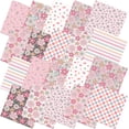 10 count Retro Flower Quilting Fabric 20 x 20 Inch Spring Floral ...
