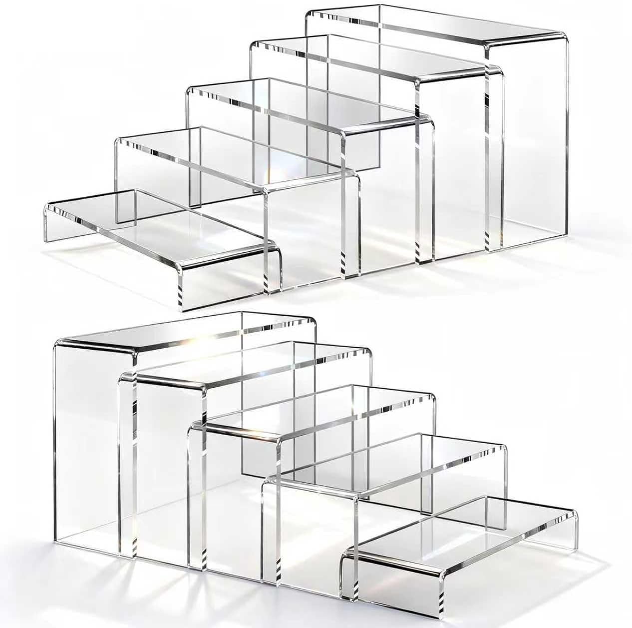 10 count Risers 5 Sizes(7" L~9" L) Riser Display Shelf Cupcake Stand ...