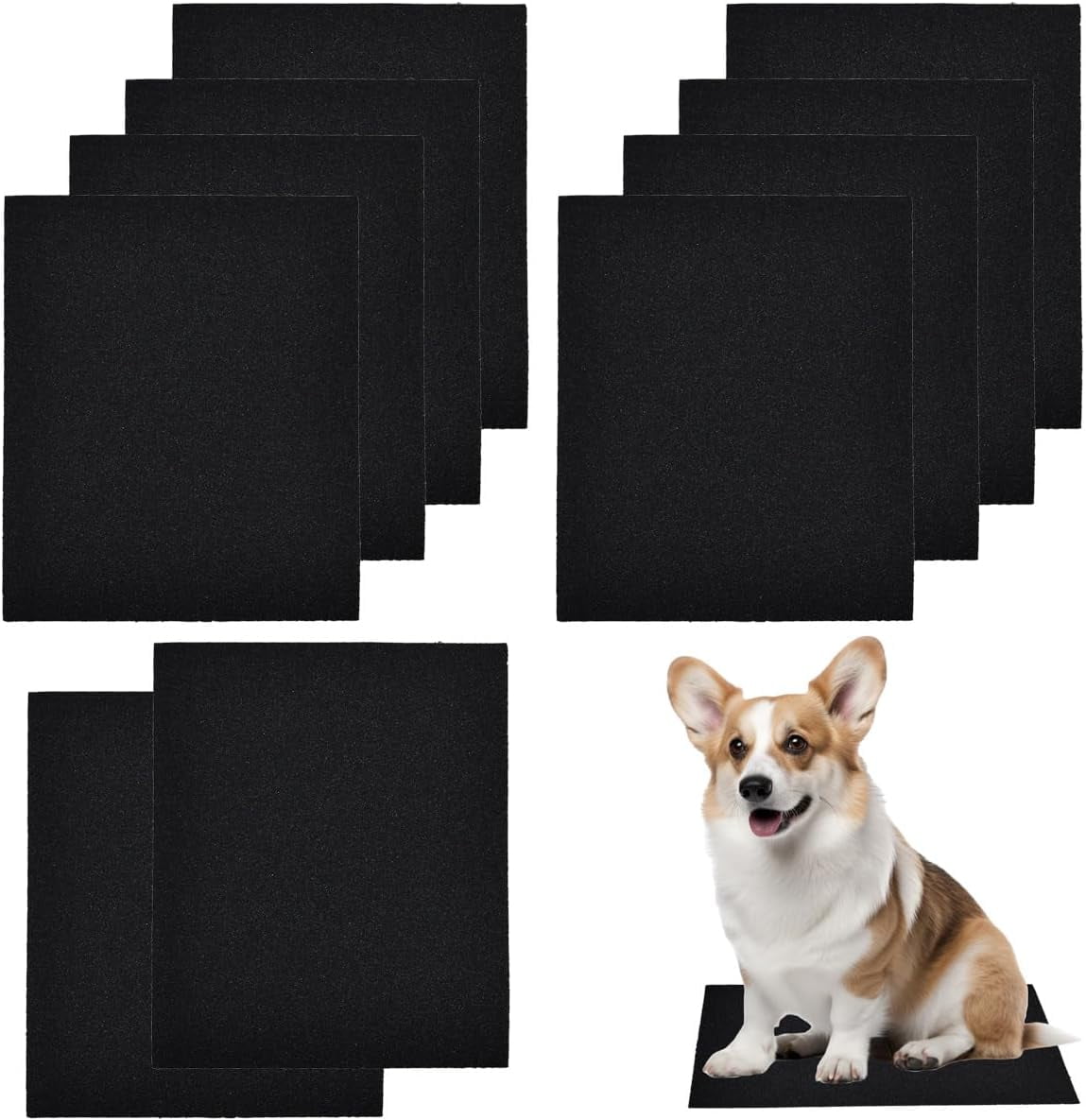 10 count Scratch Board Sandpaper Replacement 11 * 9 Inch, Sandpaper ...