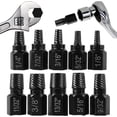 10 count Screw Extractor Set, Hex Easy Out Bolt Extractor Set, Multi ...