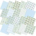 10 count Spring Hydrangea Quilting Fabric 20 x 20 Inch Dusty Blue ...