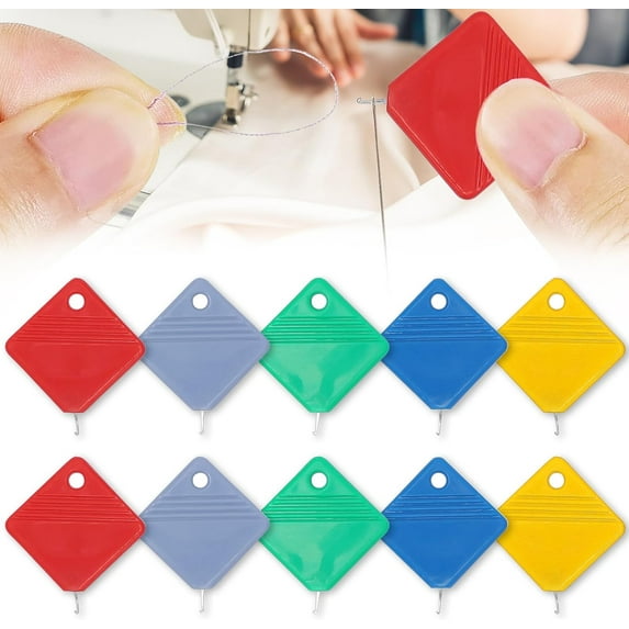 10 count Square Plastic Threader, 2024 Hand Sewing Automatic Threader ...