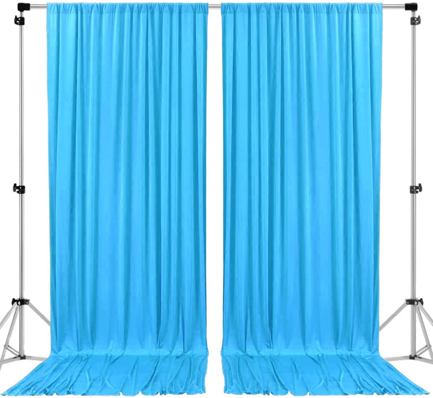 10 feet x 10 feet IFR Polyester Backdrop Drapes Curtains Panels with ...
