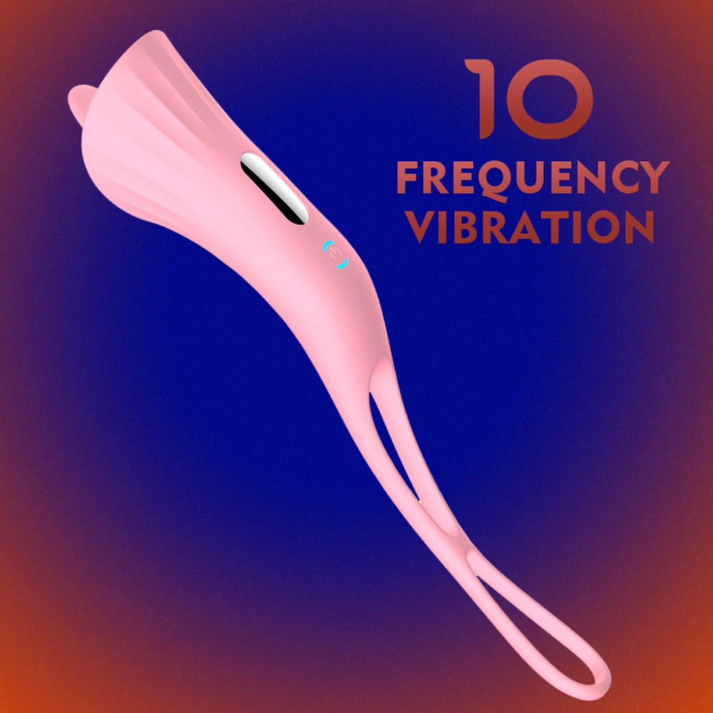 10 Frequency Licking Vibrator Silicone Clitoral And G Spot Stimulation Sex Toy Fine Delay