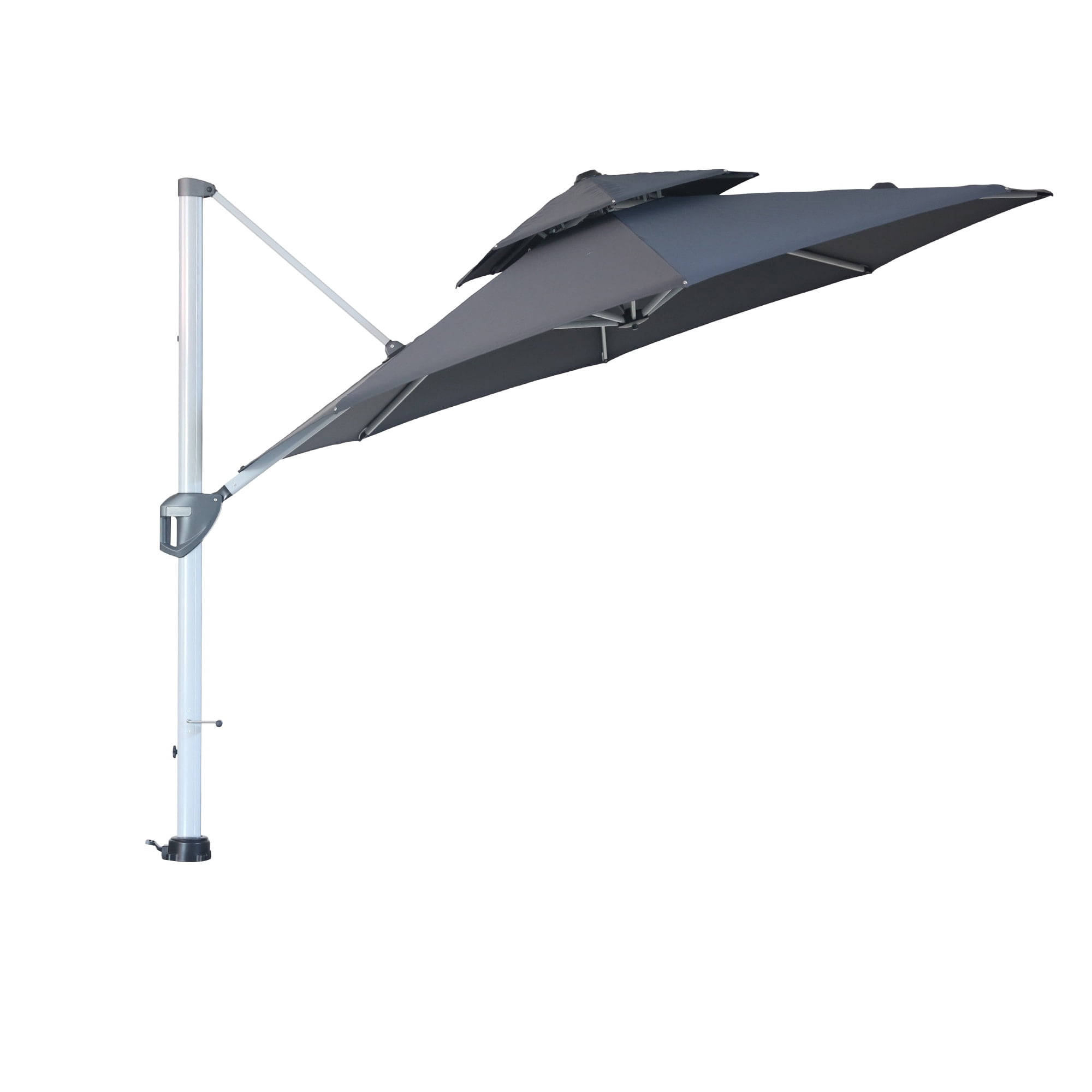 10 ft. Octagon Cantilever Patio Umbrellas Adjustable 5 Angle Outdoor ...
