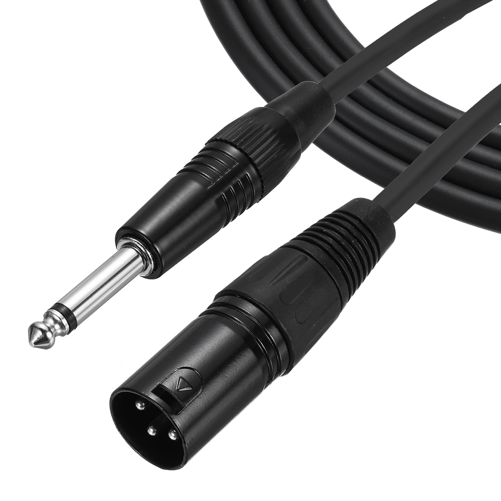 10 ft 6.35mm (1/4") TRS Male to XLR Male Interconnect Audio Microphone ...