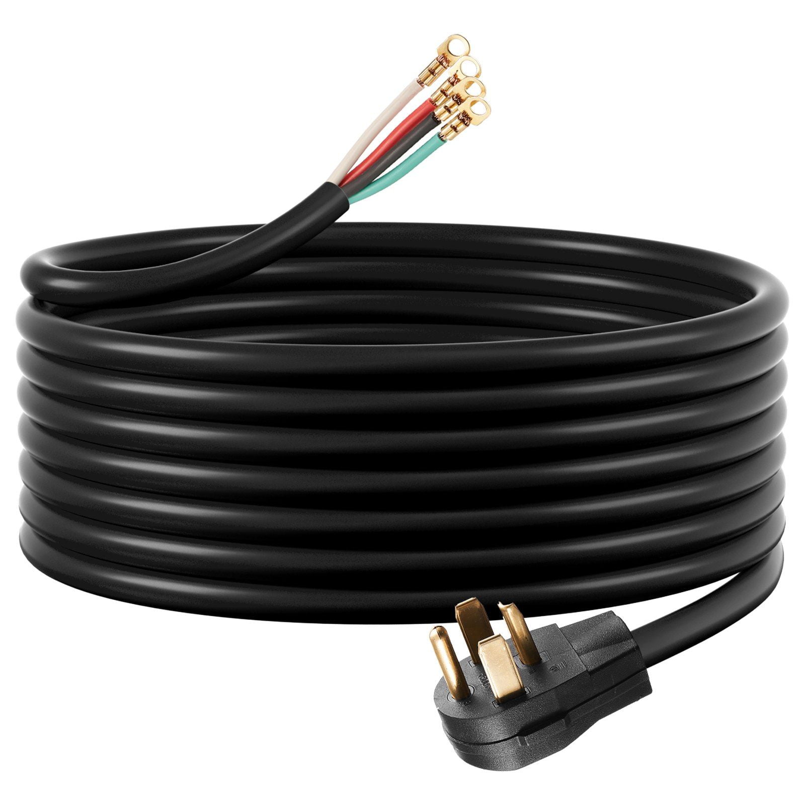 10 ft Dryer Power Cord 4-Prong NEMA 14-30P with Eyelet Connectors ...