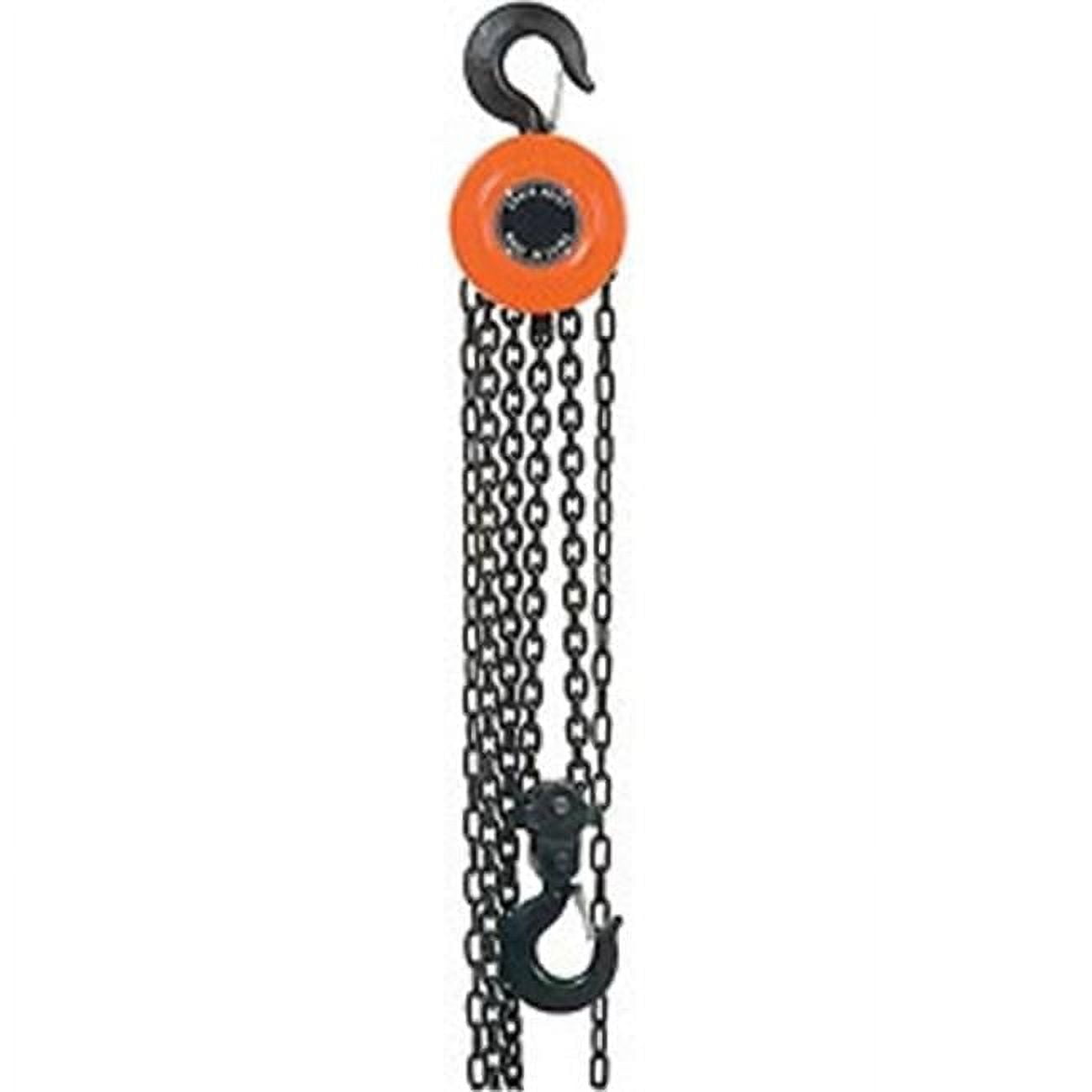 10 ft. Manual Chain Hoist Lift - Orange - Capacity 2000 Pound - Walmart.com