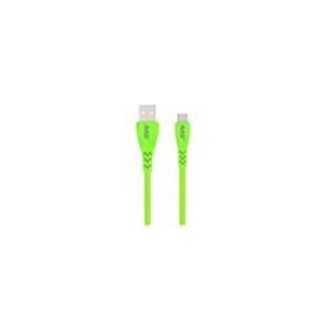 10 ft. Micro to USB Hi-Vis Charge & Sync Cables Green - Walmart.com