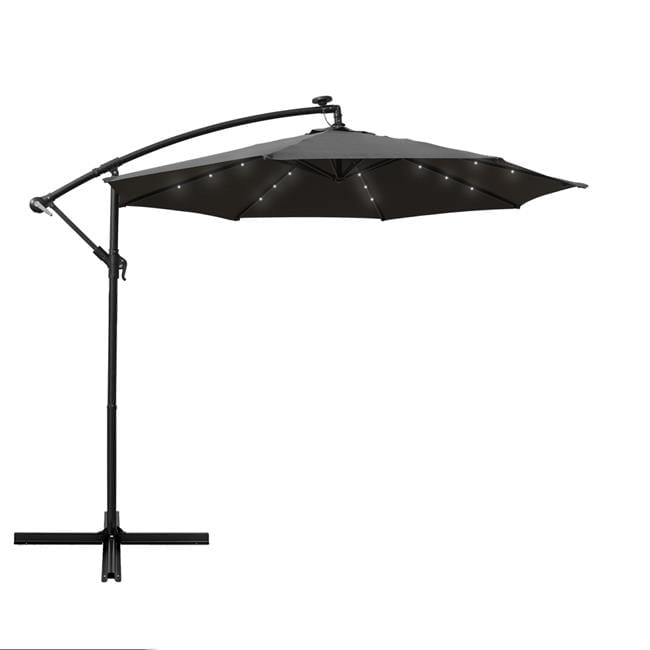 10 ft Willry Modern Outdoor Offset Cantilever Hanging Patio Umbrella ...