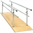 10 ft. Wood Platform Mounted Parallel Bars, Height Adjustable - Walmart.com