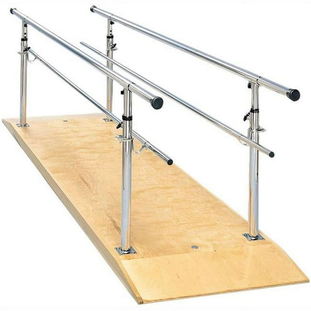 10 ft. Wood Platform Mounted Parallel Bars, Height Adjustable - Walmart.com