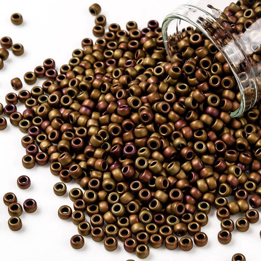 10 g TOHO Round Seed Beads Japanese Seed Beads (618) Opaque Frosted ...
