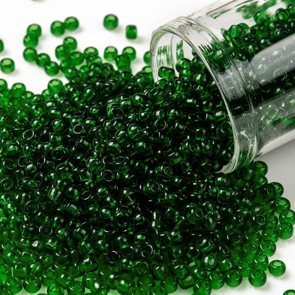 10 g TOHO Round Seed Beads Japanese Seed Beads (7B) Transparent Grass ...