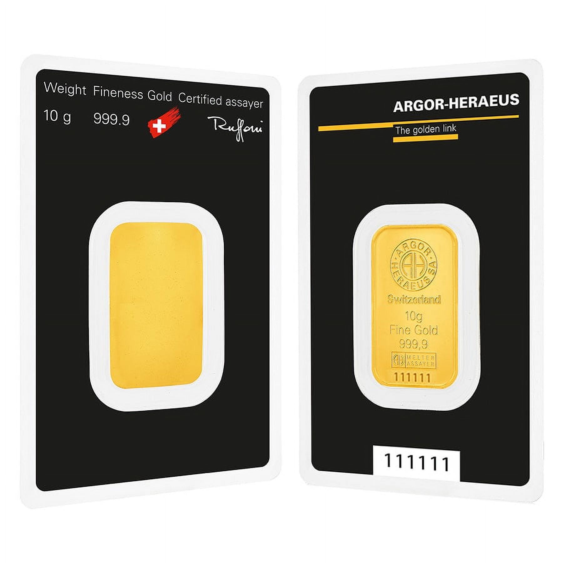 10 gram Gold Bar - (In Assay) - Walmart.com