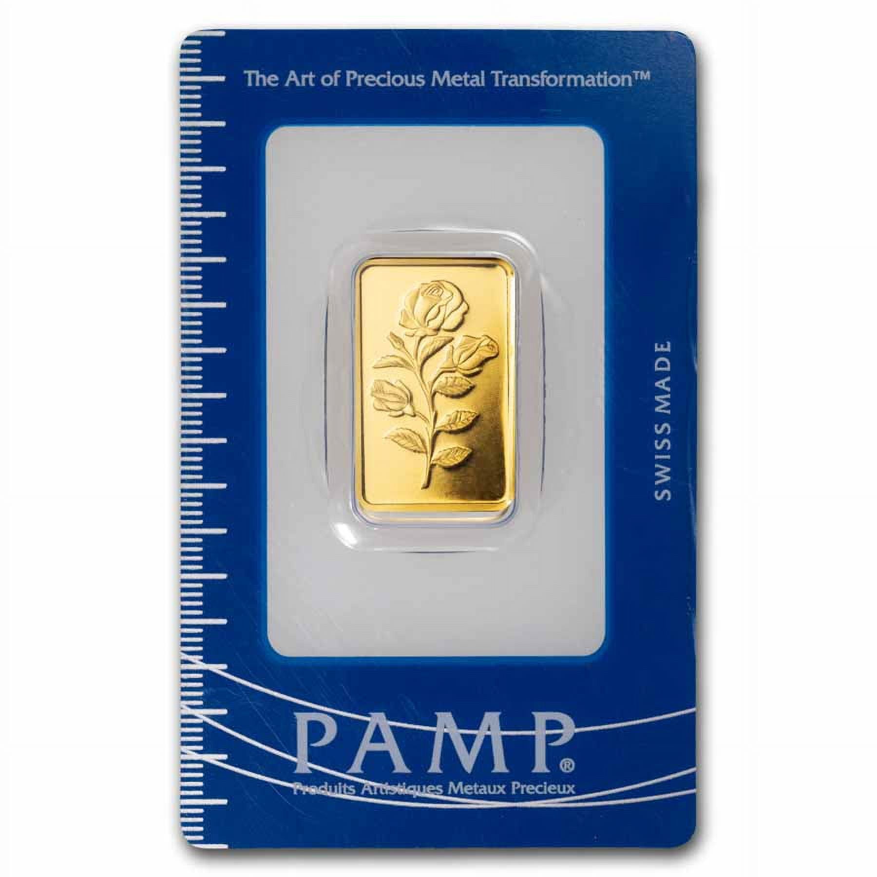 10g PAMP Suisse Rosa Gold Bar - .9999 Fine Gold in Assay - Walmart.com