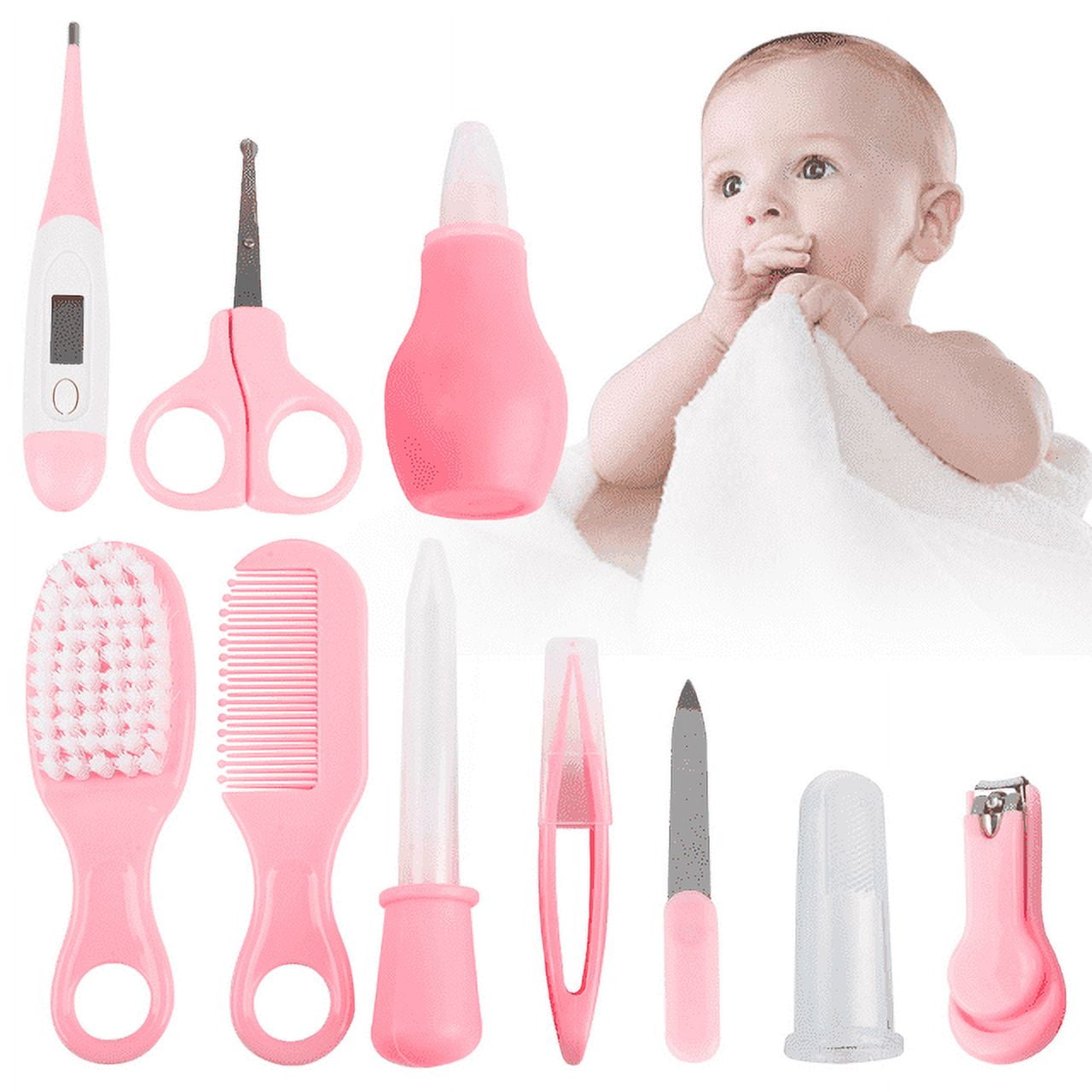 10 in 1 Baby Healthcare and Grooming Kit for Girl Boy Care Kit Toddlers ...
