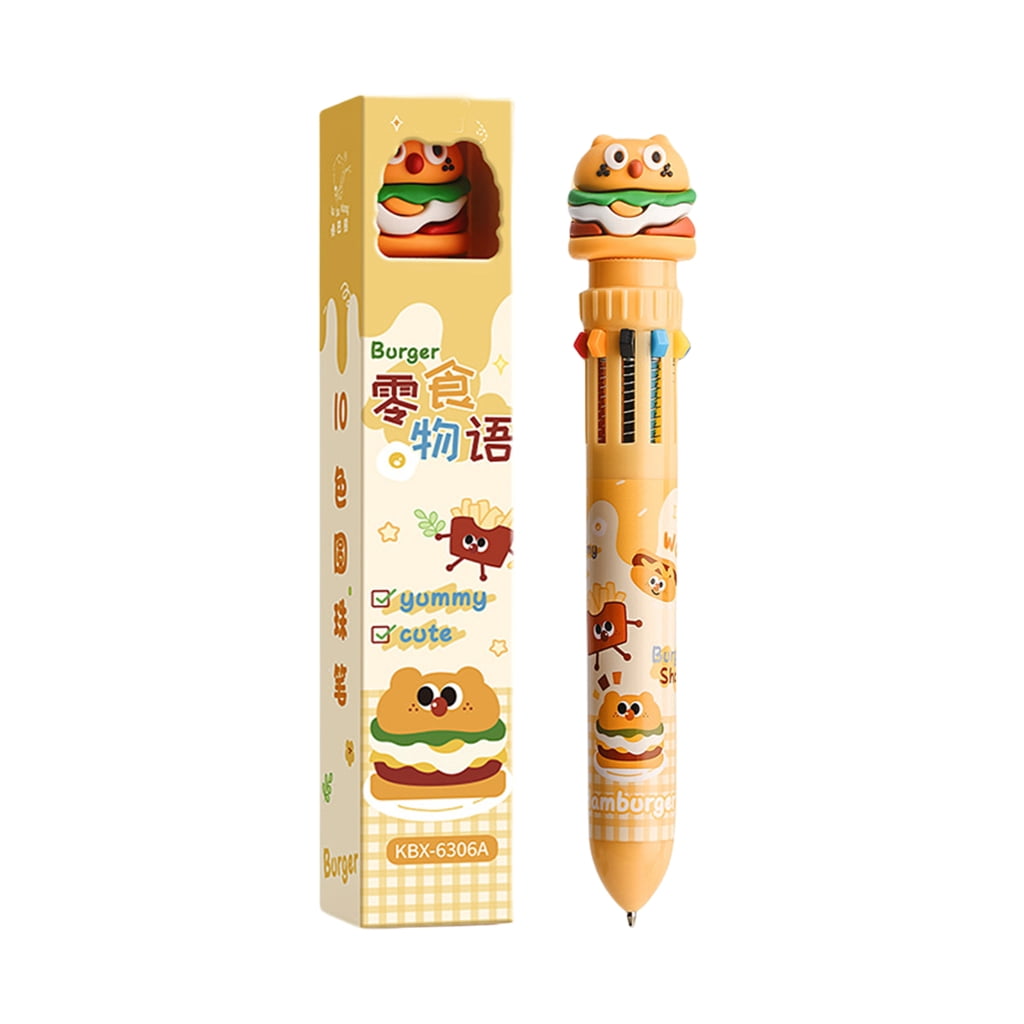 10 in 1 Ballpoint Pen Cartoon Ballpoint Pen Multicoloured Pen for ...