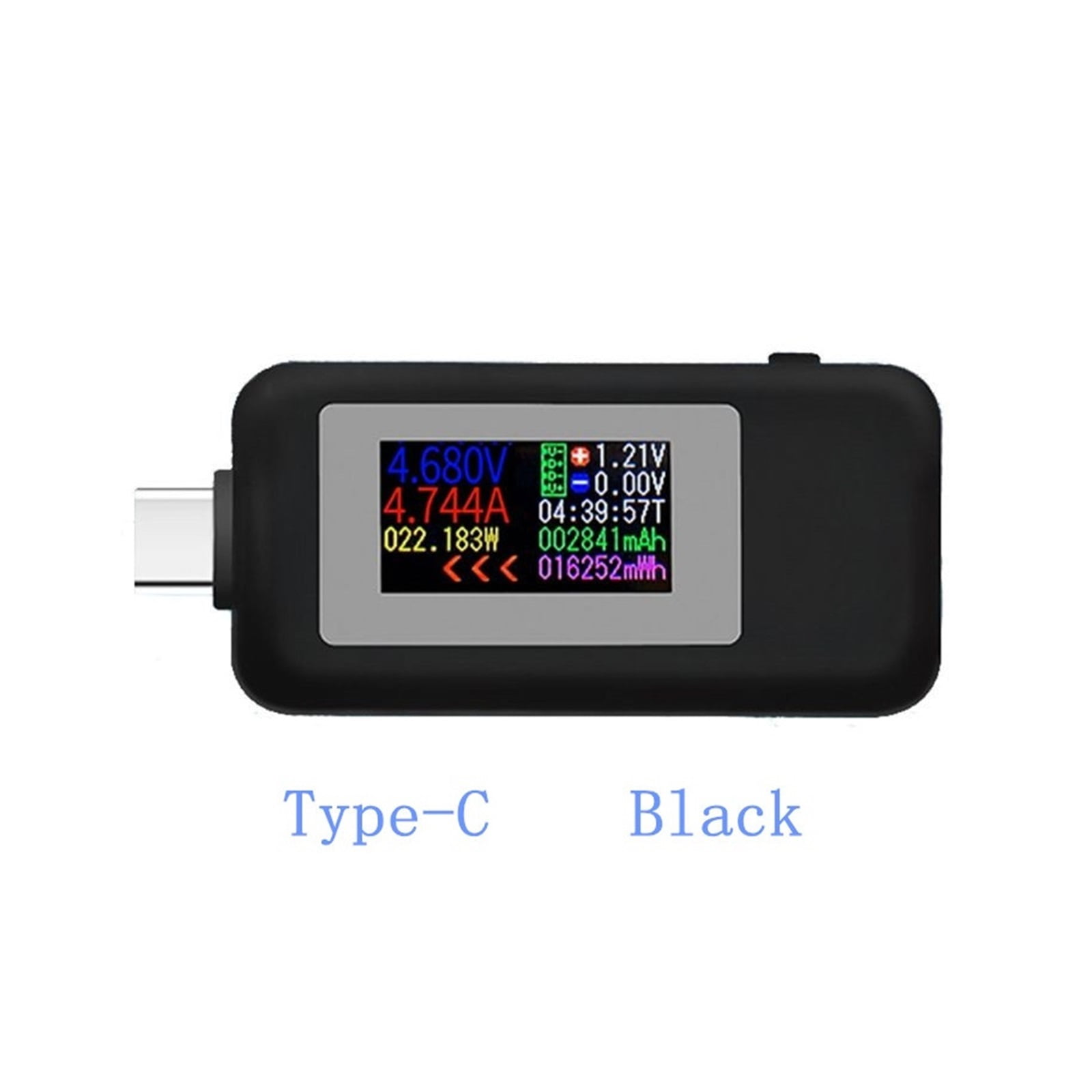 10 in 1 DC Type-C USB Tester Current 4-30V Voltage Meter Timing Ammeter ...