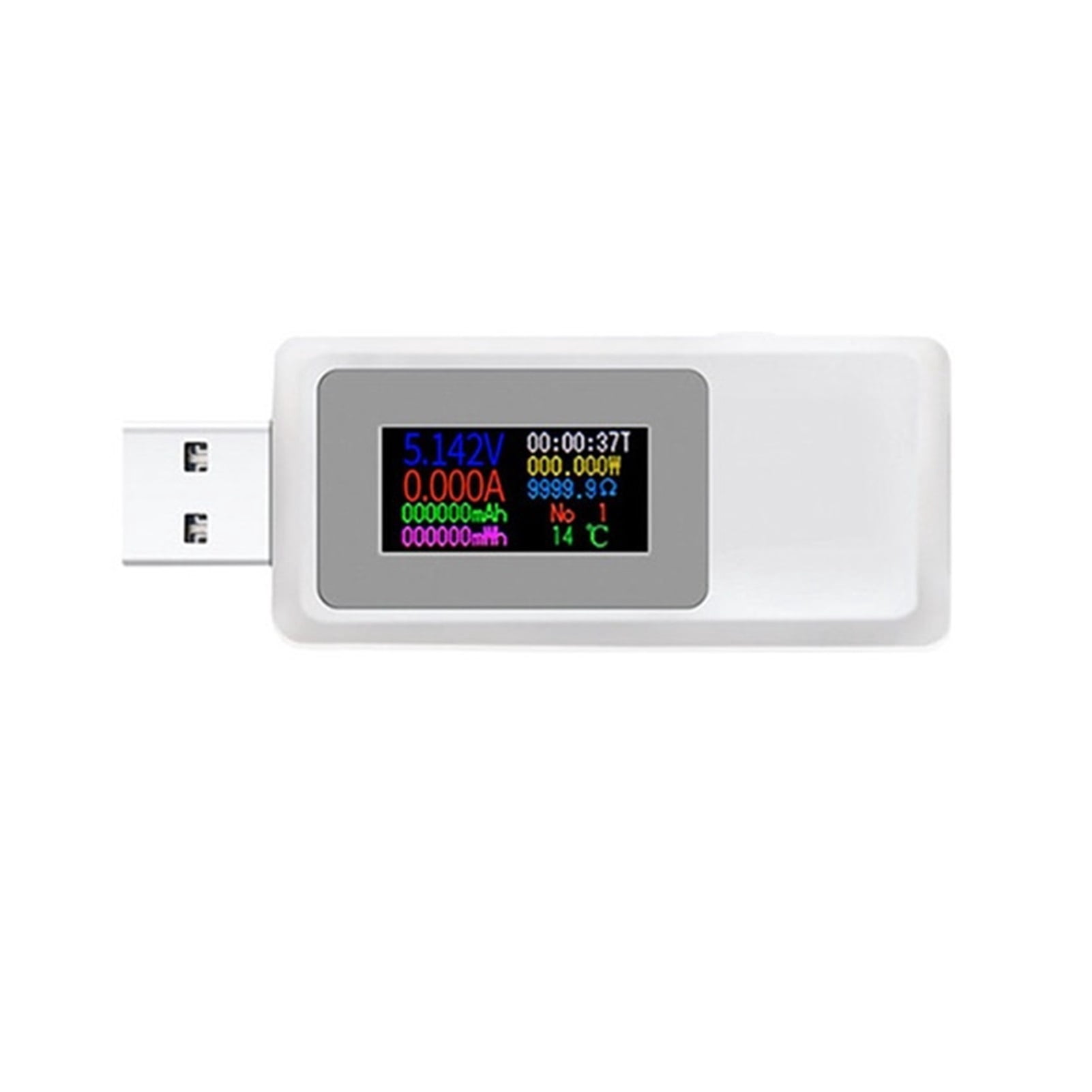 10 in 1 DC Type-C USB Tester Current 4-30V Voltage Meter Timing Ammeter ...