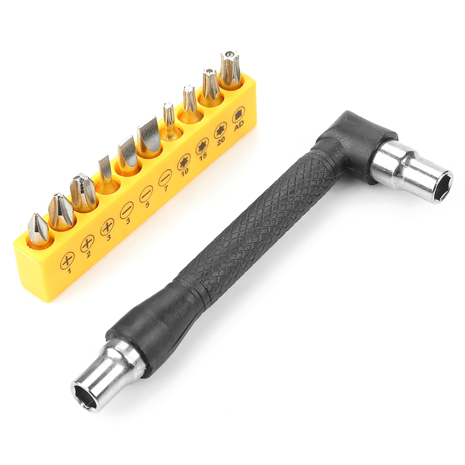Neyseki 10 in 1 Magnetic Steel Screwdriver Set Head Screwdriver Bit ...