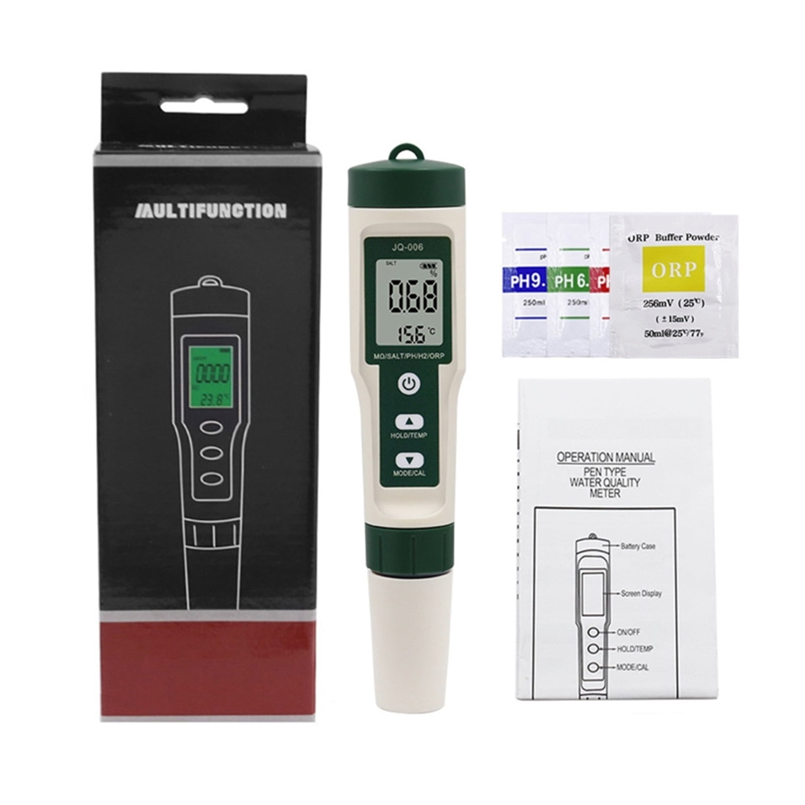 10-in-1 P-H Meter Tester Digital Water Quality Test Meter With/non ...