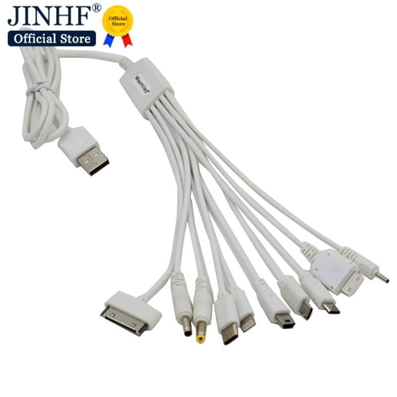 10 in 1 Pin Cable Charger USB Adapter Data Wire For PSP Computer Cables ...