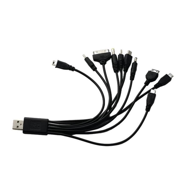 10 in 1 Portable USB Charger Cable /3.5mm/ USB / Micro USB/HDMI/mini ...
