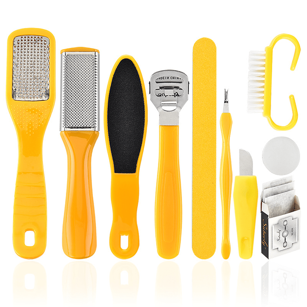 10 in 1 Professional Pedicure kit Foot Rasp Callus Remover Kit for Home ...