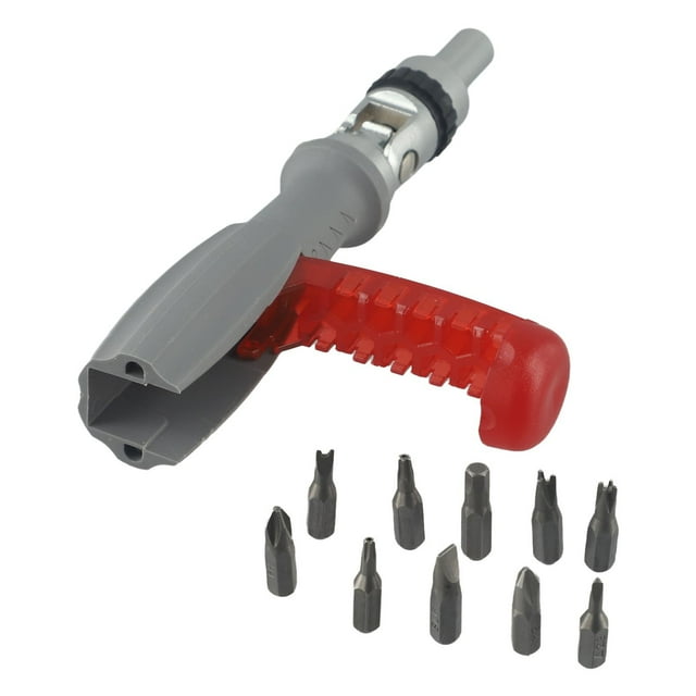 10-in-1 Ratcheting Screwdriver Bit Screwdriver 180-Degree Adjust Precision - Walmart.com