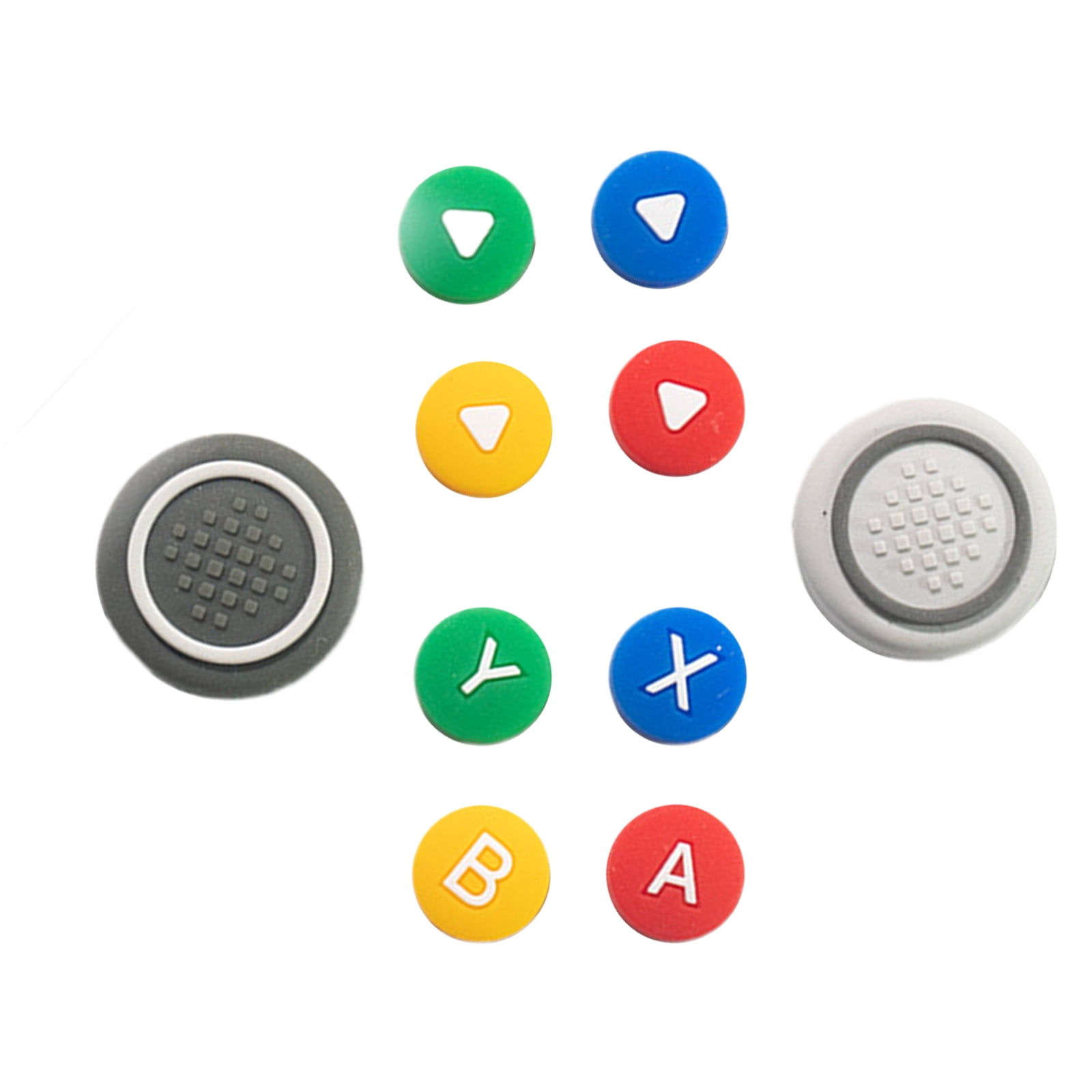 10 in 1 Silicone Thumb Grip Caps Set Comfortable Nonslip Game Handle ...