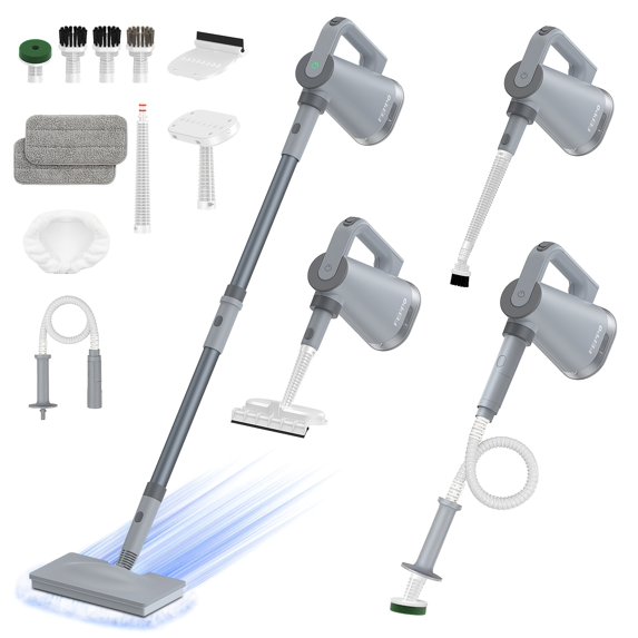 10-in-1 Steam Mop & Handheld Cleaner - Multi-Purpose for Floors ...