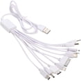 10 in 1 Universal Multifunction Cable Fit USB Charger Cell Mobile Phone ...