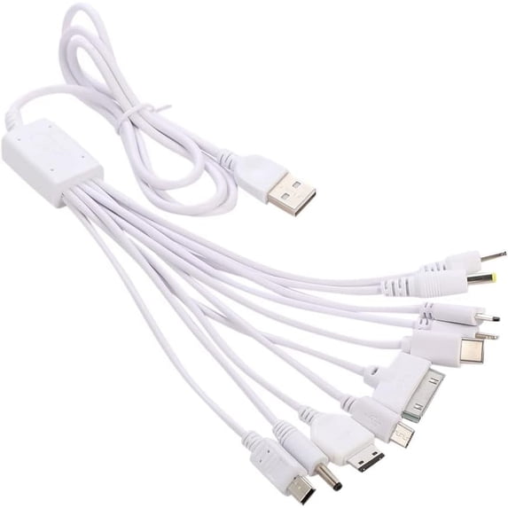 10 in 1 Universal Multifunction Cable Fit USB Charger Cell Mobile Phone ...
