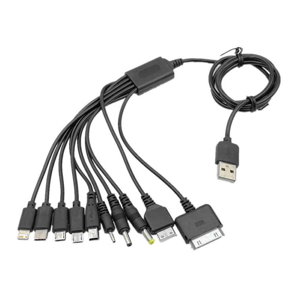 10 in 1 Universal USB Cable Multi Charging Cable Compatible with ...